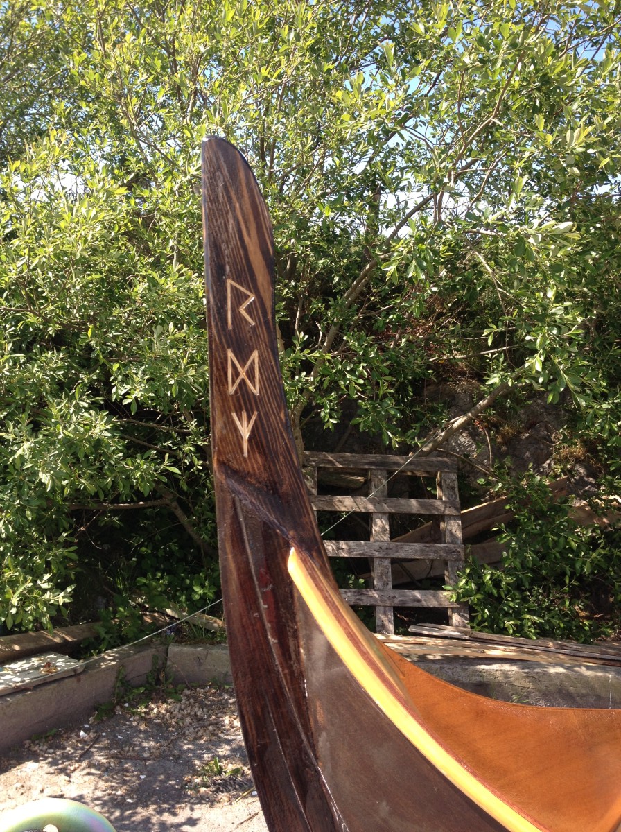 Ready for Launch 18′ Faering | Wooden boat builder, Boat for sale ...